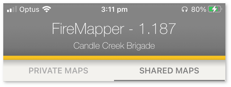 Main Menu Screen — FireMapper Enterprise Manual documentation